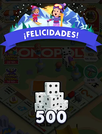 Tiradas de Dados Gratis para Monopoly Go 17 julio